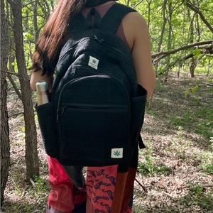 Puzzlestack | Bags | Kailash Himalayan Pure Hemp Black Backpack | Poshmark